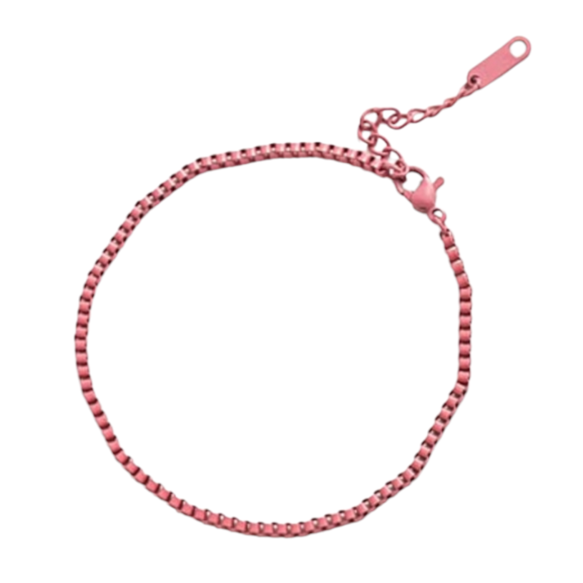 Lunera Acero | Pulsera rolo cuadrada ionizada